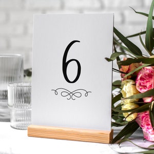 Wedding Table Numbers Sign Template, Editable & Printable Table Numbers ...