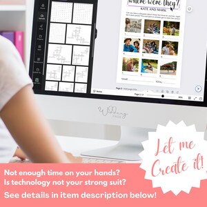 Custom Photo Guessing Game Template, Wedding Fun Games, Where Were They ...