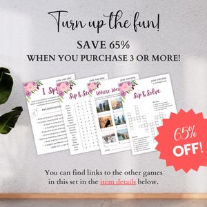 Blooming Bouquet: I Spy Wedding Photo Hunt Game Template, Printable ...