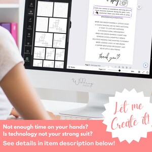 Blooming Bouquet: I Spy Wedding Photo Hunt Game Template, Printable ...