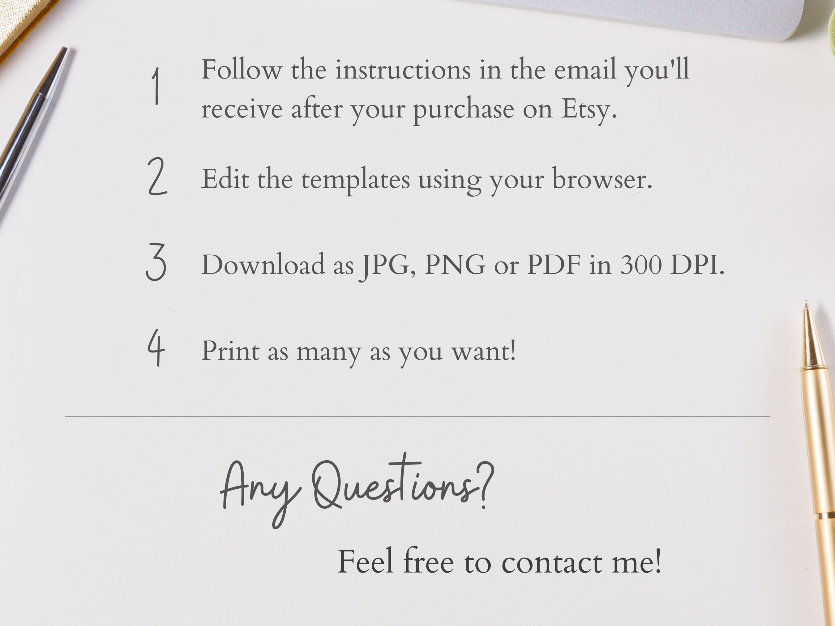 Editable Minimalist Custom Sign Template, Printable Custom Poster, 5x7 ...