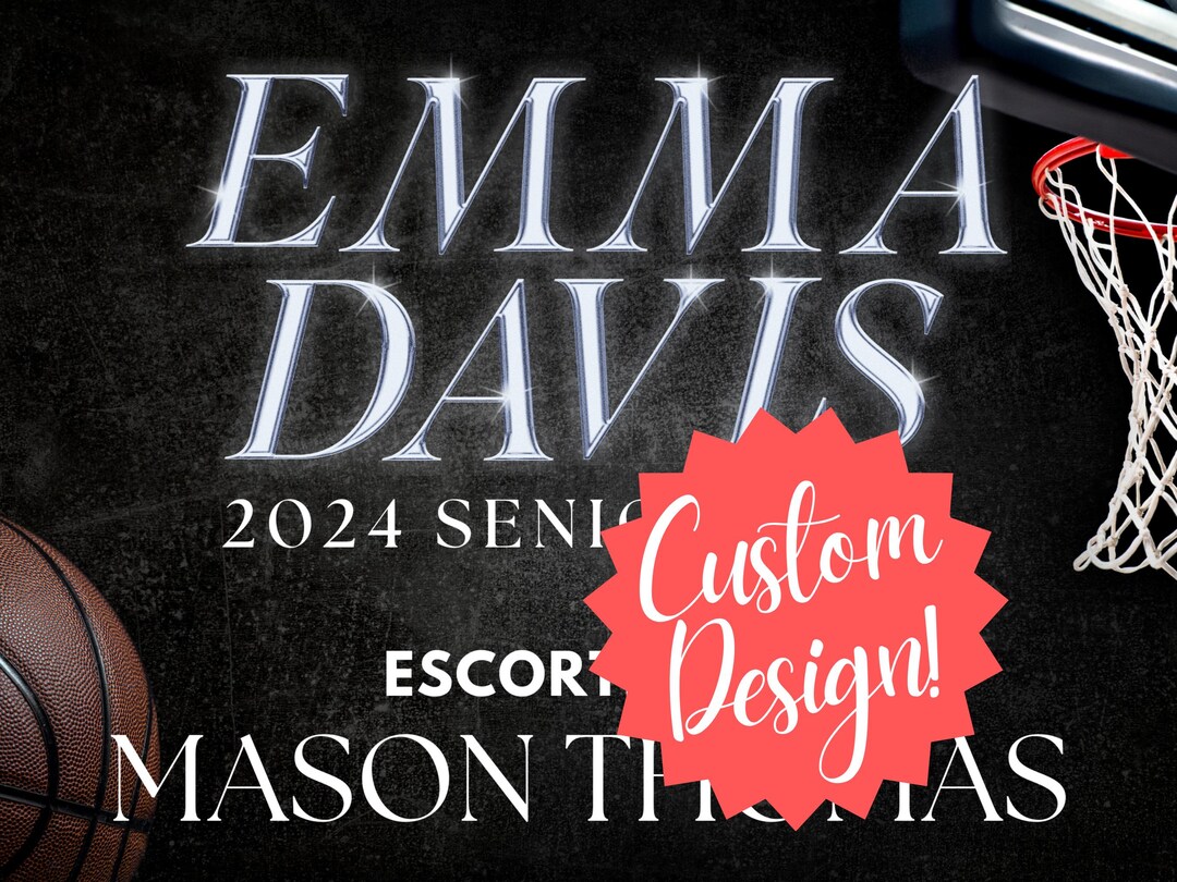 Custom Homecoming Sign Design, Basketball Homecoming Parade Car Magnet ...