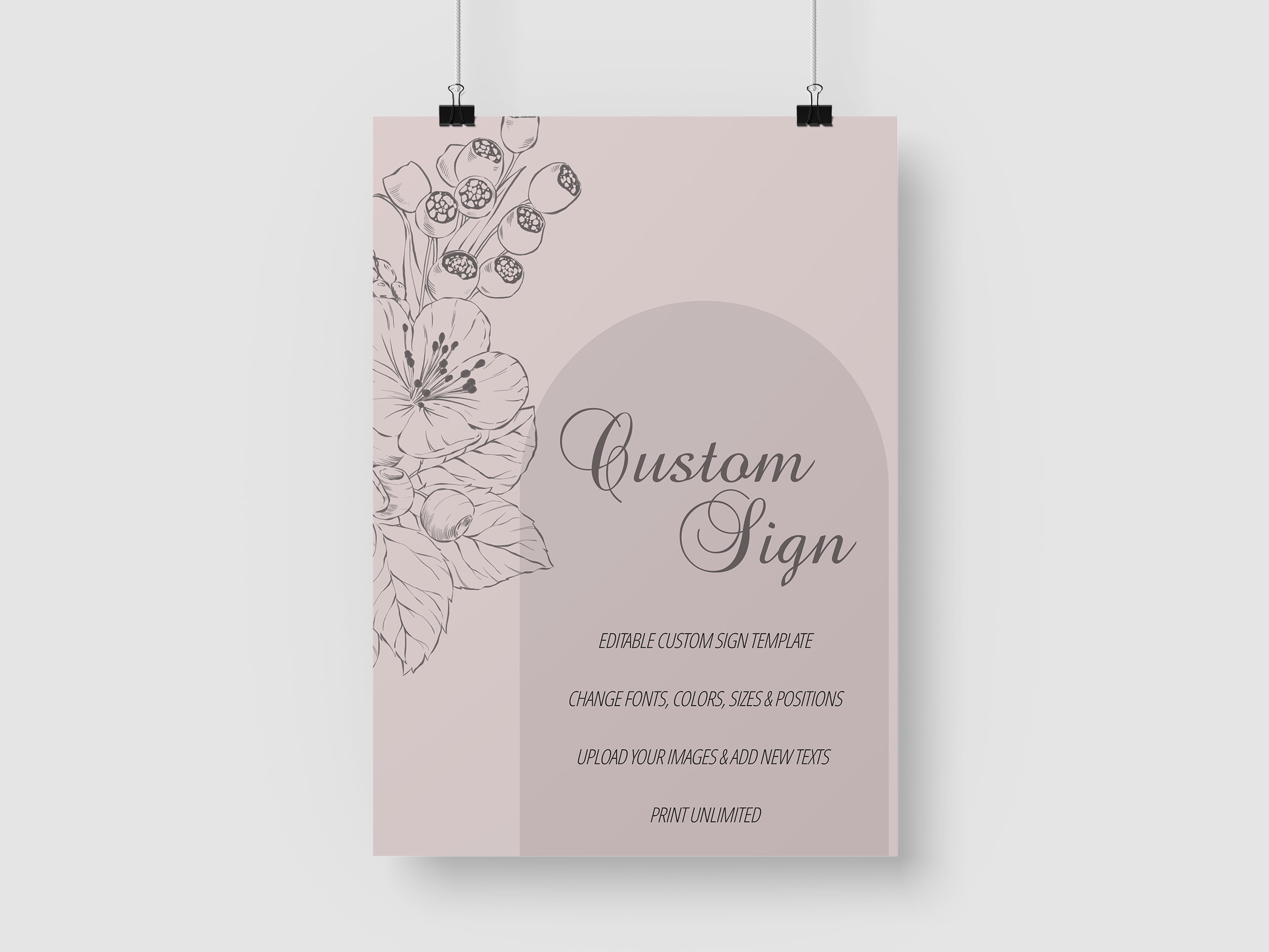 Printable Custom Sign Editable Poster Template Church Sign - Etsy