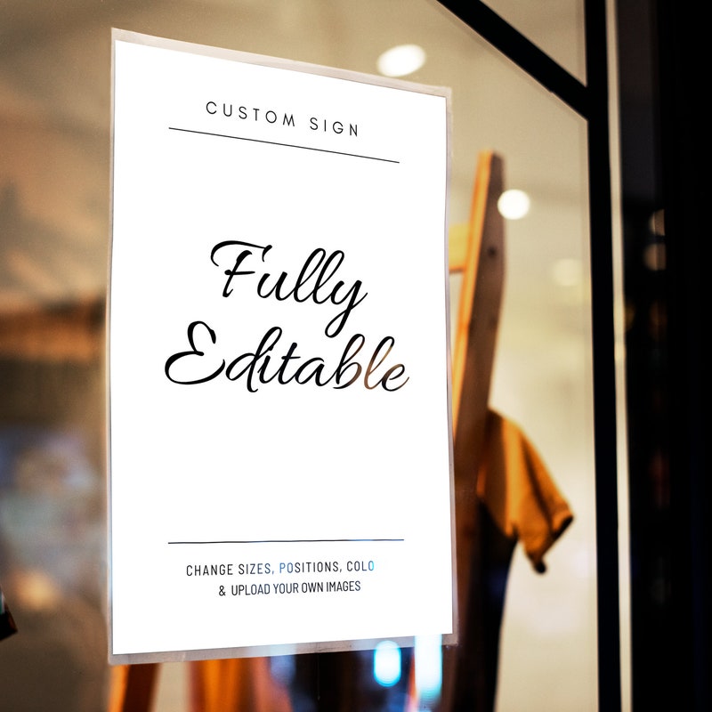 8x10 Printable Sign - Etsy