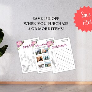 Blooming Bouquet: I Spy Wedding Photo Hunt Game Template, Printable ...