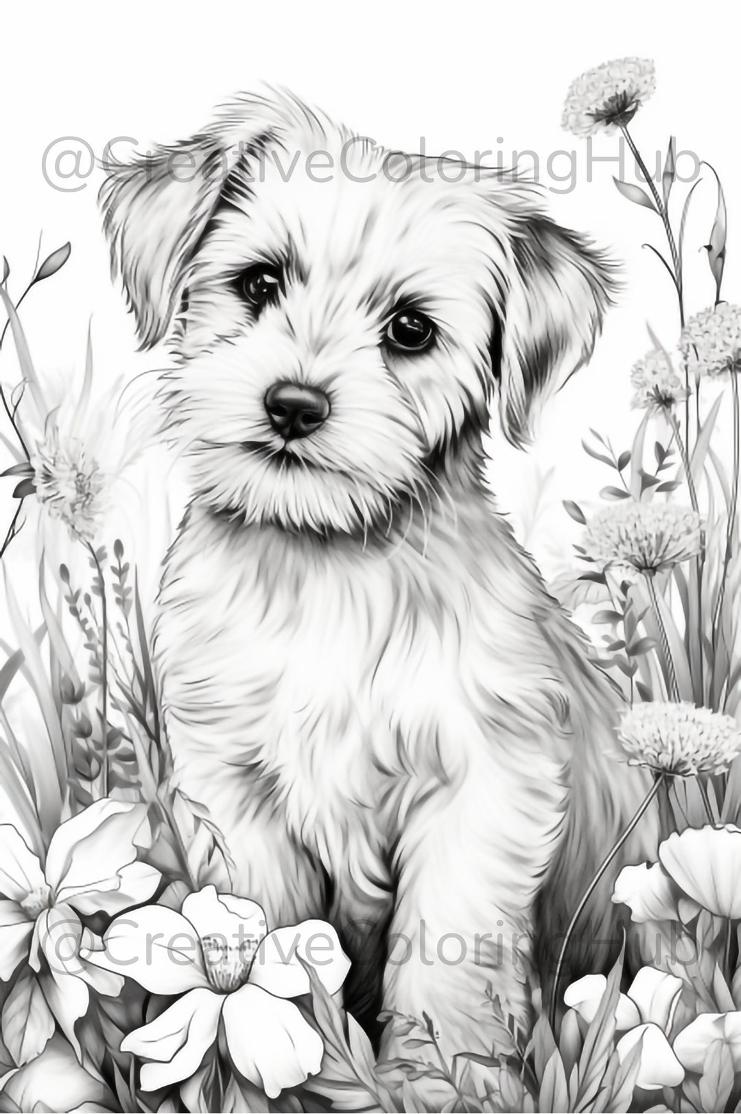 WINSTON Ultra-realistic Coloring Page Premium Coloring Page - Etsy