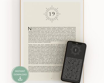 Rose Door Fantasy Chapter Number Set - Chapter Graphics for Novels and ...