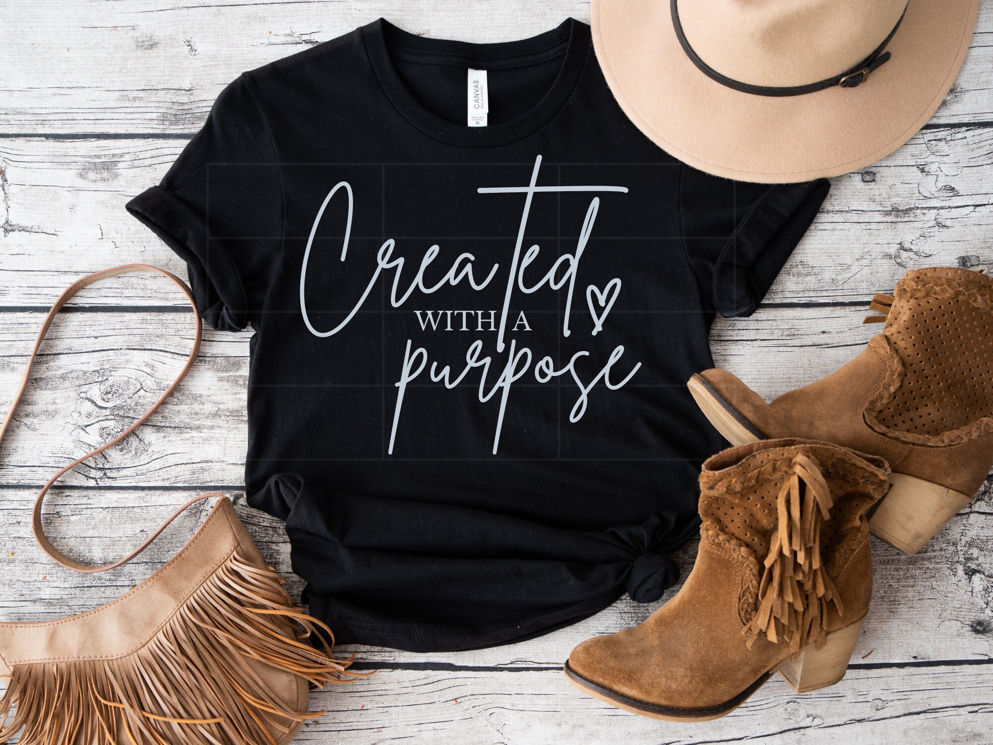 Created With a Purpose SVG PNG Religious Svg Butterfly Svg - Etsy