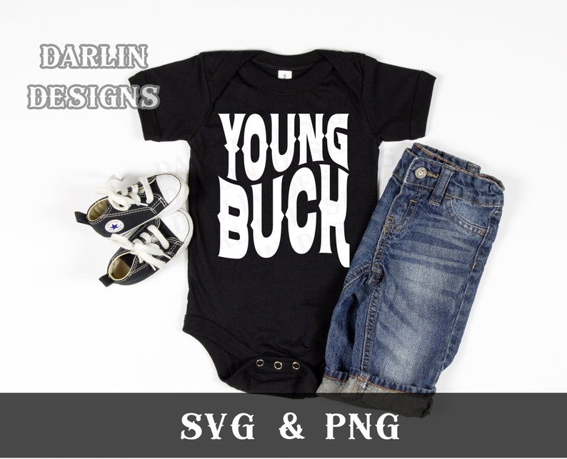 Rodeo SVG Cowboy SVG Young Buck Svg First Rodeo PNG - Etsy