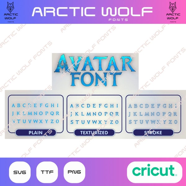 Avatar Font Svg - Etsy