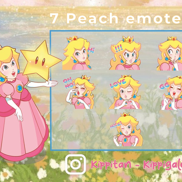 Twitch Emote Peach - Etsy