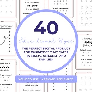 PLR Preschool Educational Activities • Early Childhood Learning ...