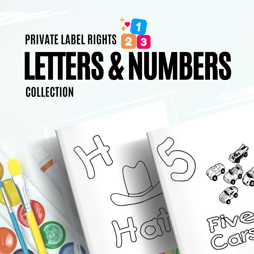Private Label Rights Coloring in Kids Activity Books PLR Twin Pack ...