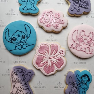 Cookies Inspired by Lilo and Stitch - Etsy