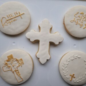 Easter, Jesus Themed Cookies, Religious Easter Cookie - Etsy