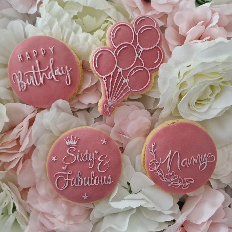 60th Birthday Cookies - Etsy