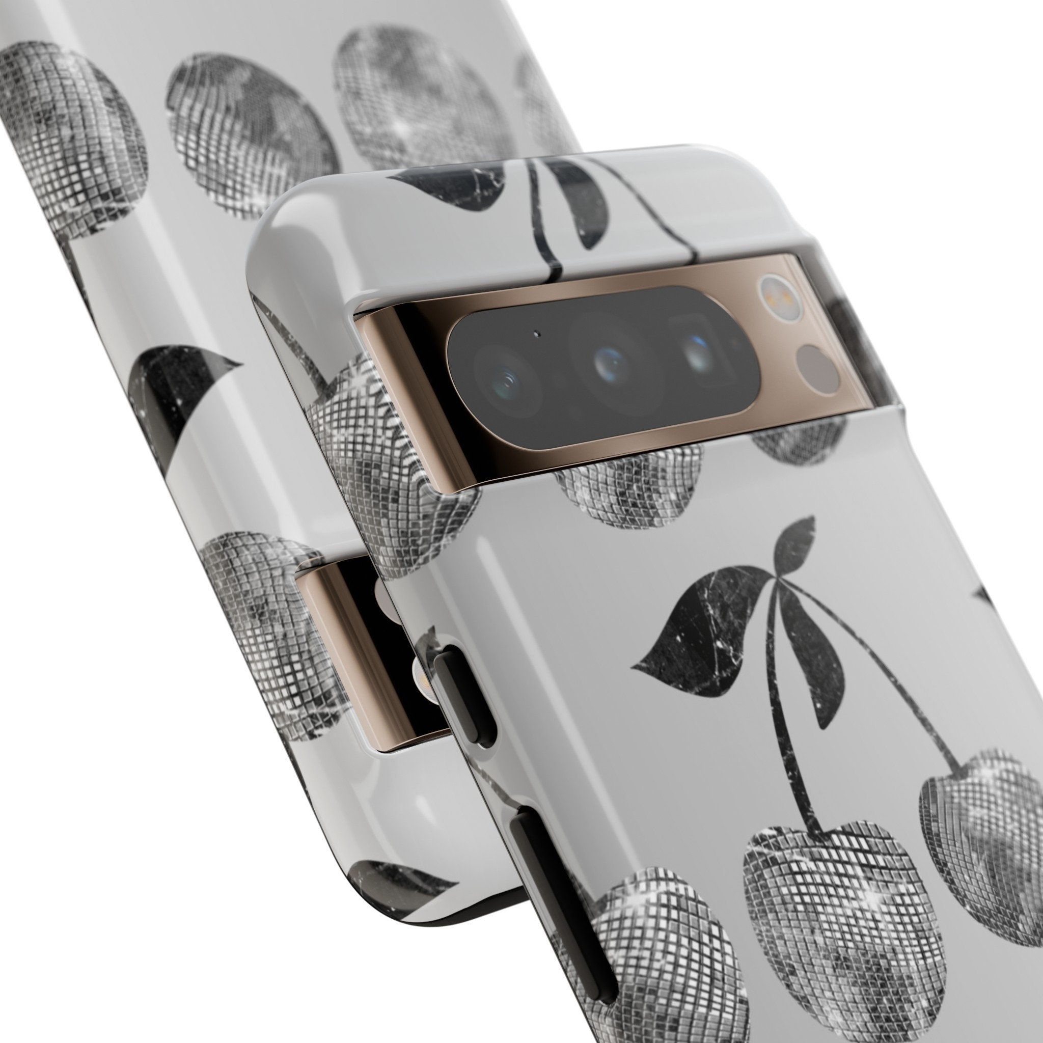 Vintage Cherry Disco Ball Graphic Phone Cases Retro Lovers Cherry Phone ...