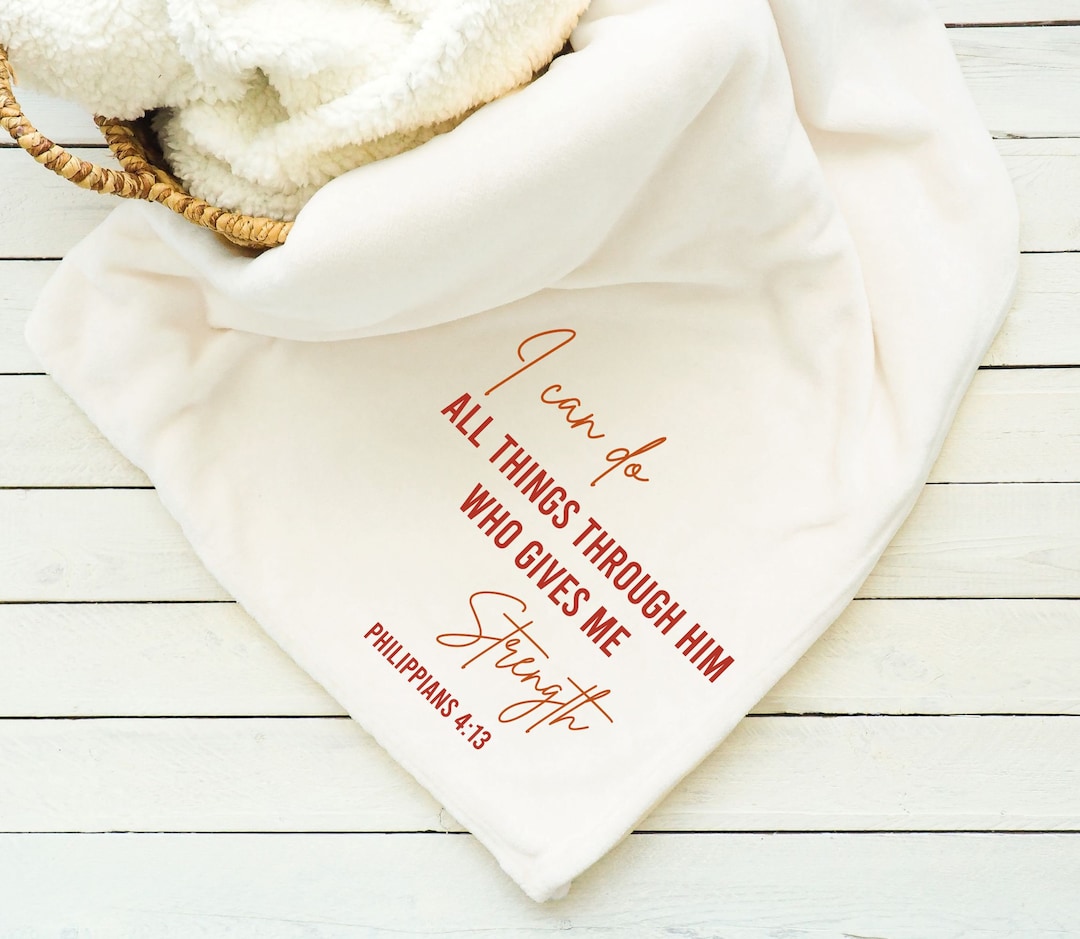 Christian Blanket, Bible Verse Blanket, Blankets for Kids, Christian ...