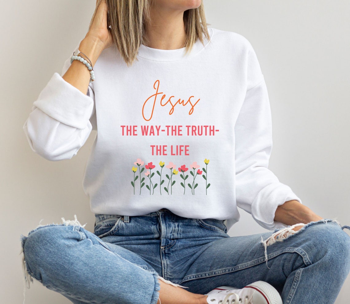 Christian Shirt, Bible Verse Shirt, Religious Outfit, Faith Sweatshirt ...