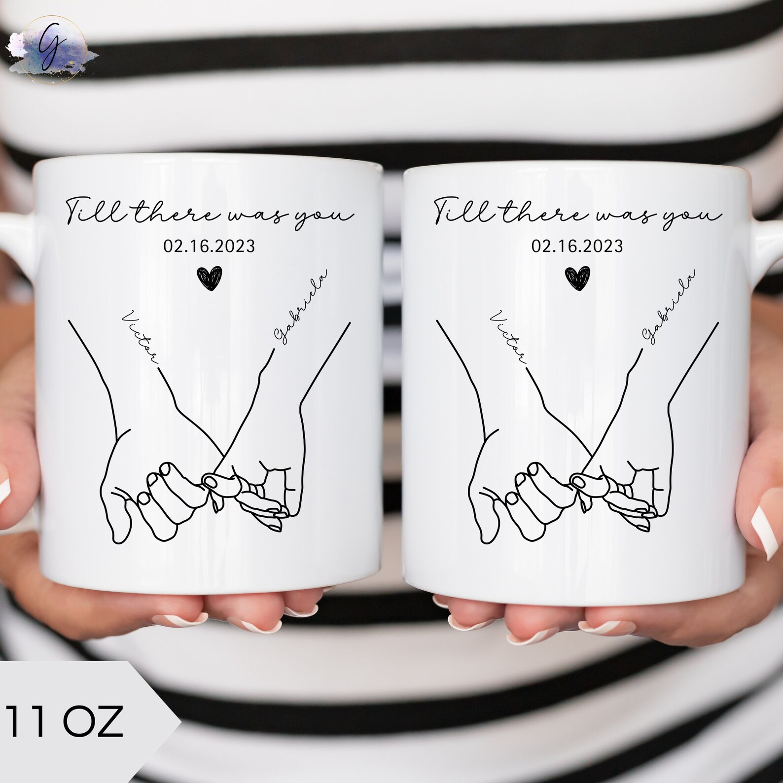 Till There Was You Mug, Couple Forever Together Mugs, Custom Wedding ...