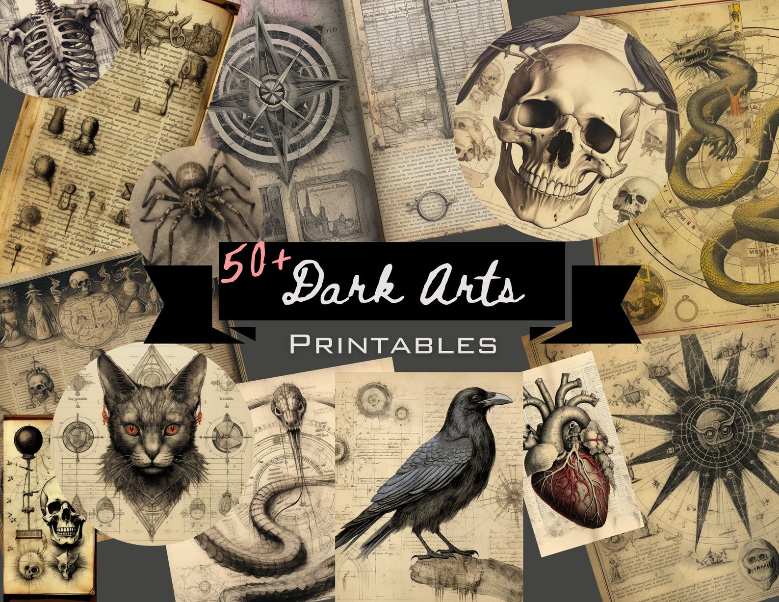 Dark Arts Printables - Etsy