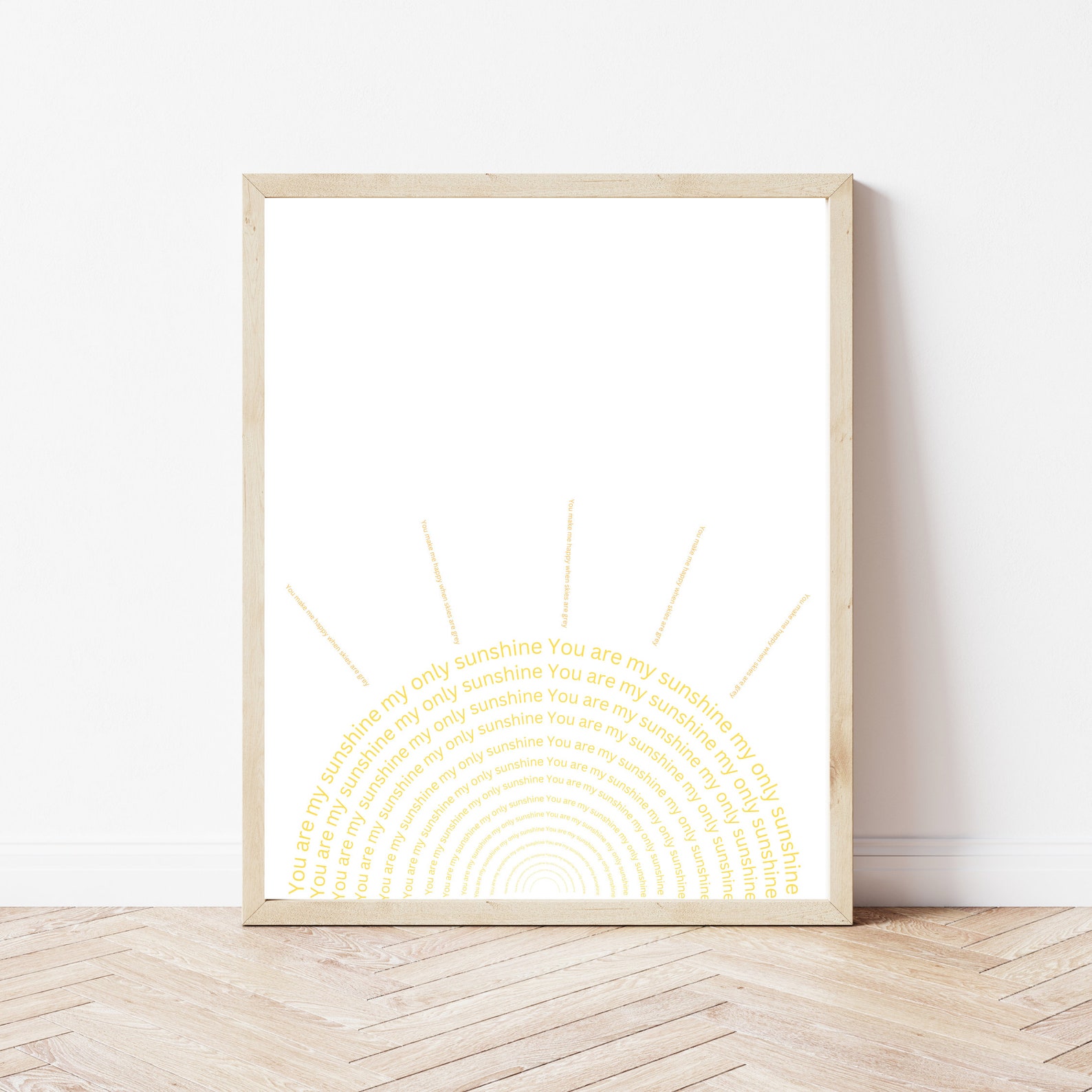 You Are My Sunshine Digital Sun Art Print. Quotes for Nurseries ...
