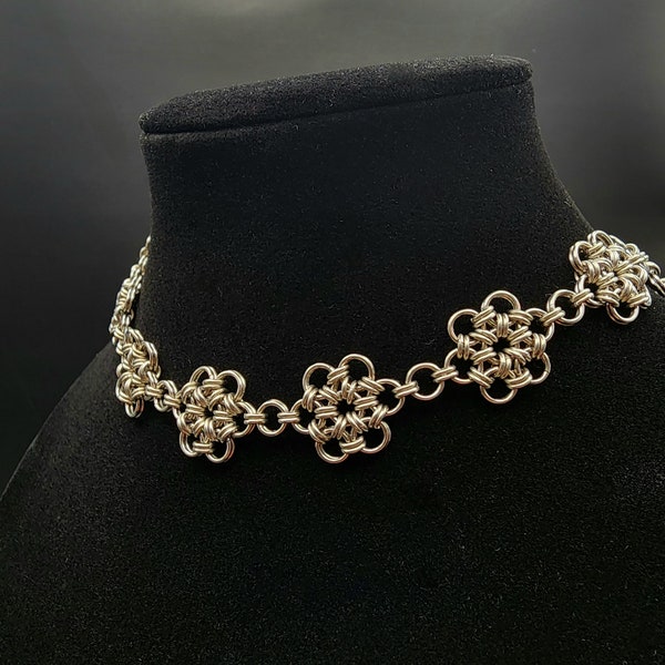 Chainmail Flower - Etsy