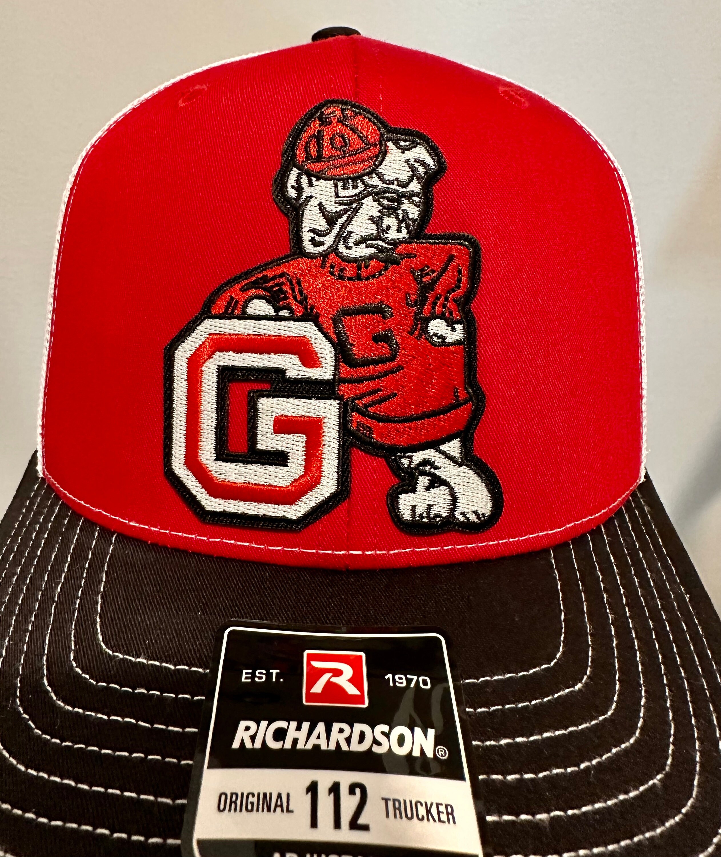 Georgia Bulldogs Custom Throwback UGA Mascot Logo Richardson - Etsy