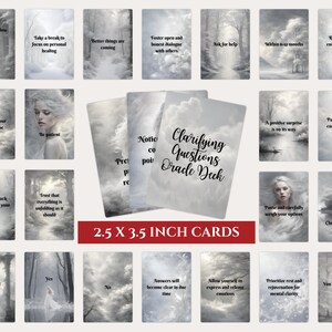 Printable Clarifying Oracle Cards, Yes and No Questions, Oracle Deck ...