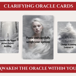 Printable Clarifying Oracle Cards, Yes and No Questions, Oracle Deck ...