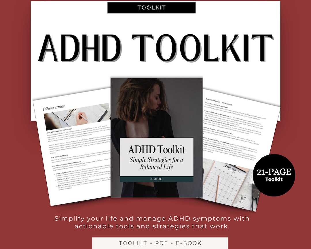Adhd Toolkit, Adhd Resources, Adhd Journal, Adhd Therapy, Adhd Tools, Adhd Worksheet, Attention ...