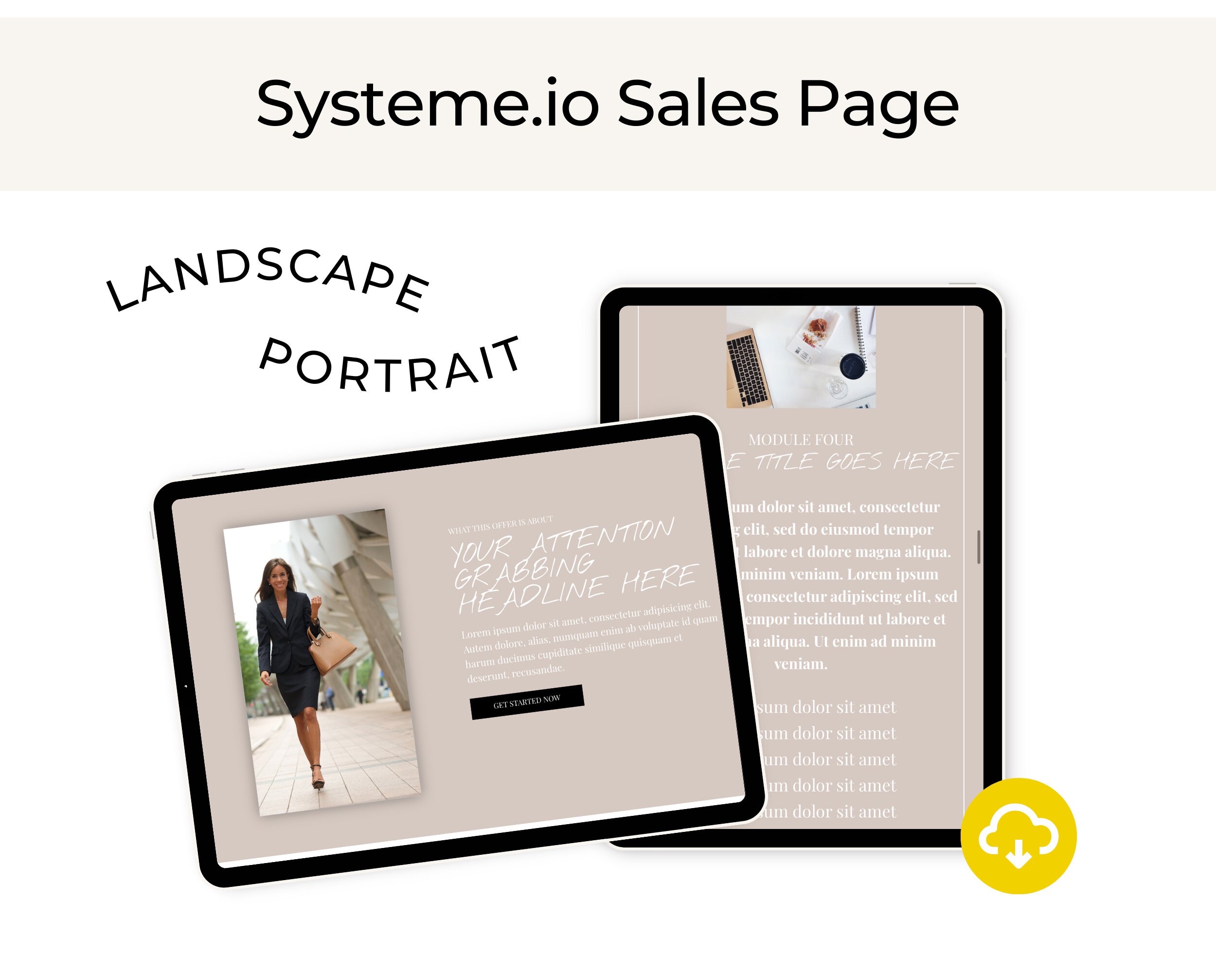 Systeme.io Sales Page, Template, Website, Landing Page, Sales Funnel ...