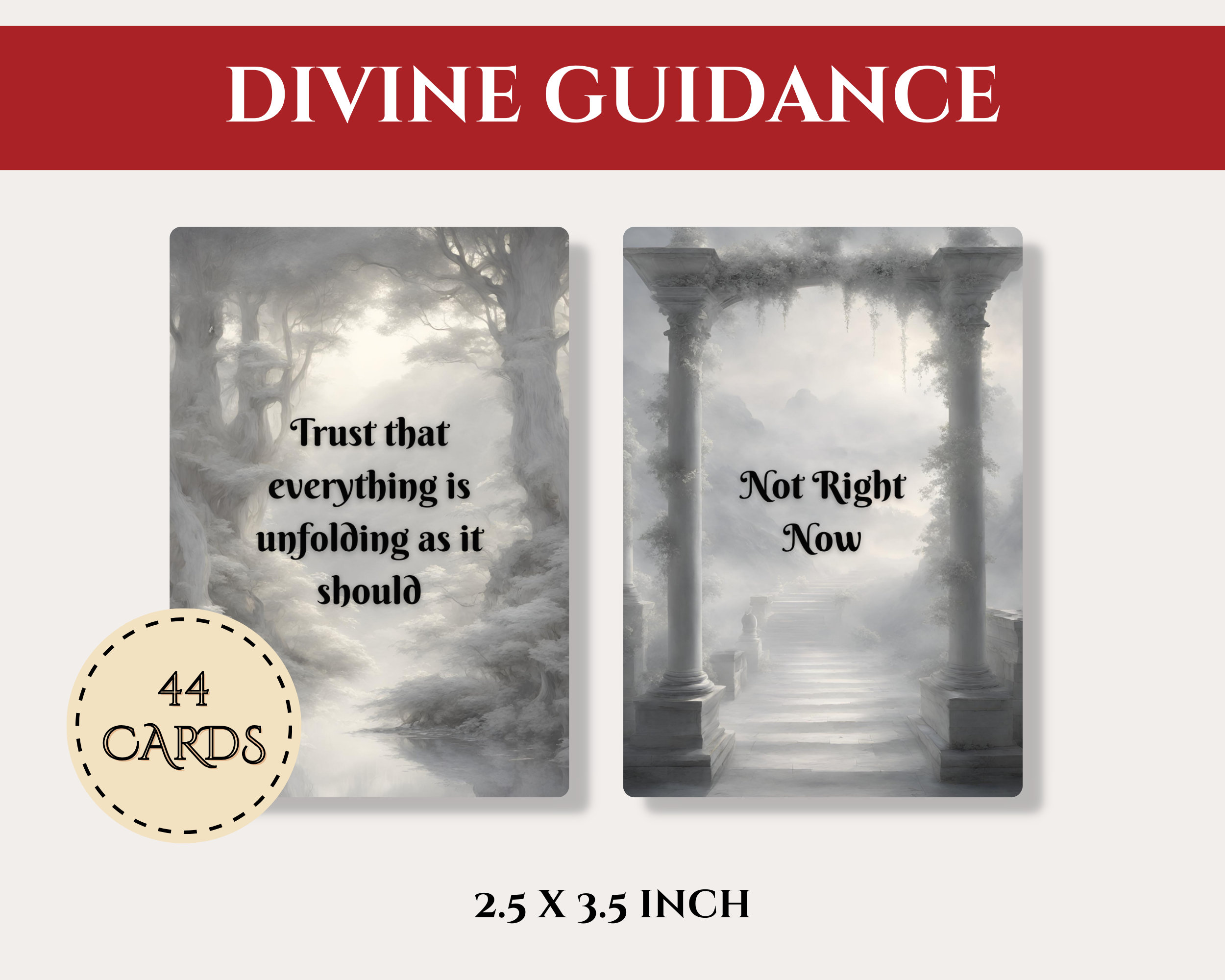 Printable Clarifying Oracle Cards, Yes and No Questions, Oracle Deck ...