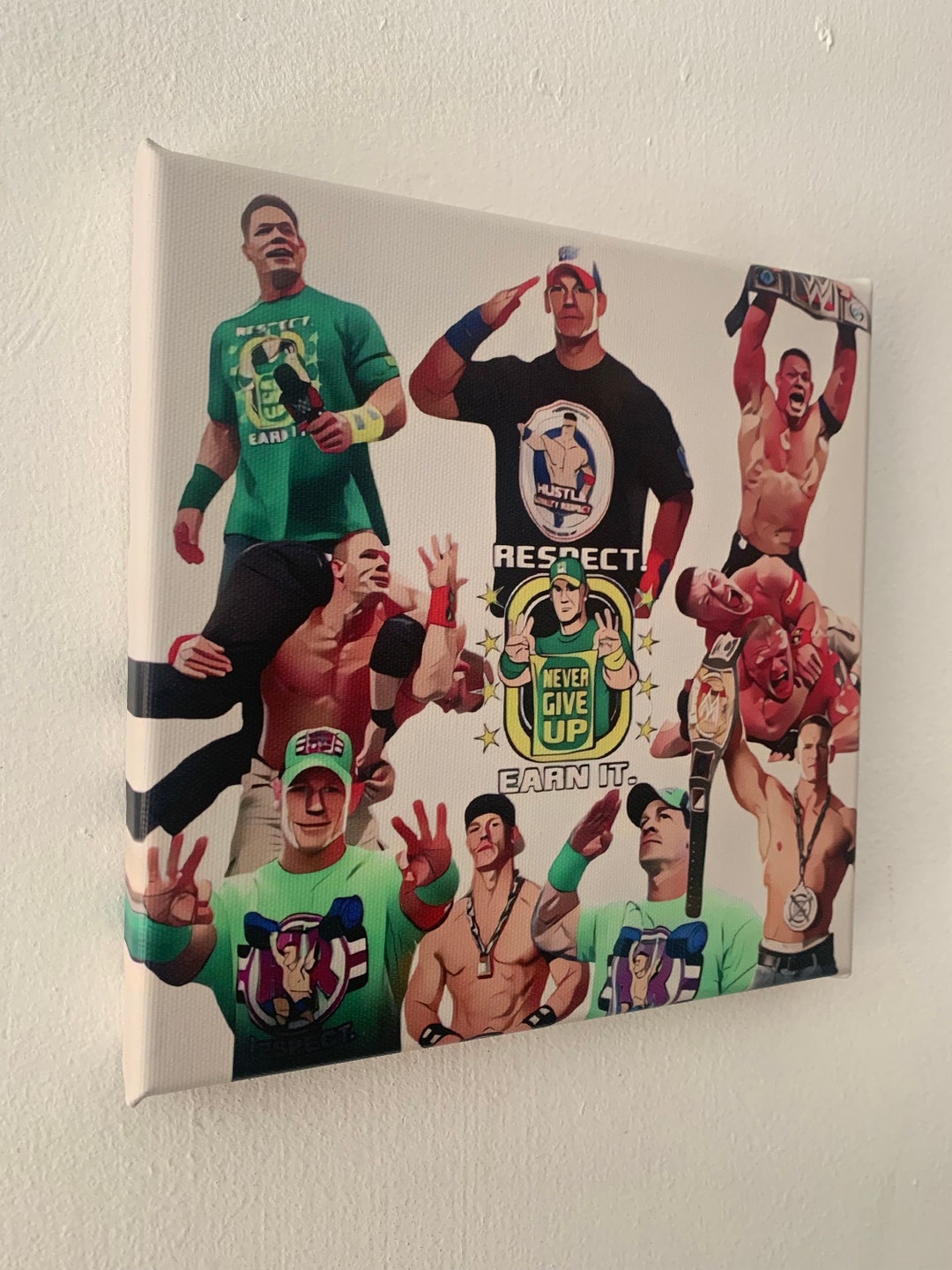 WWE John Cena Canvas Print - Etsy