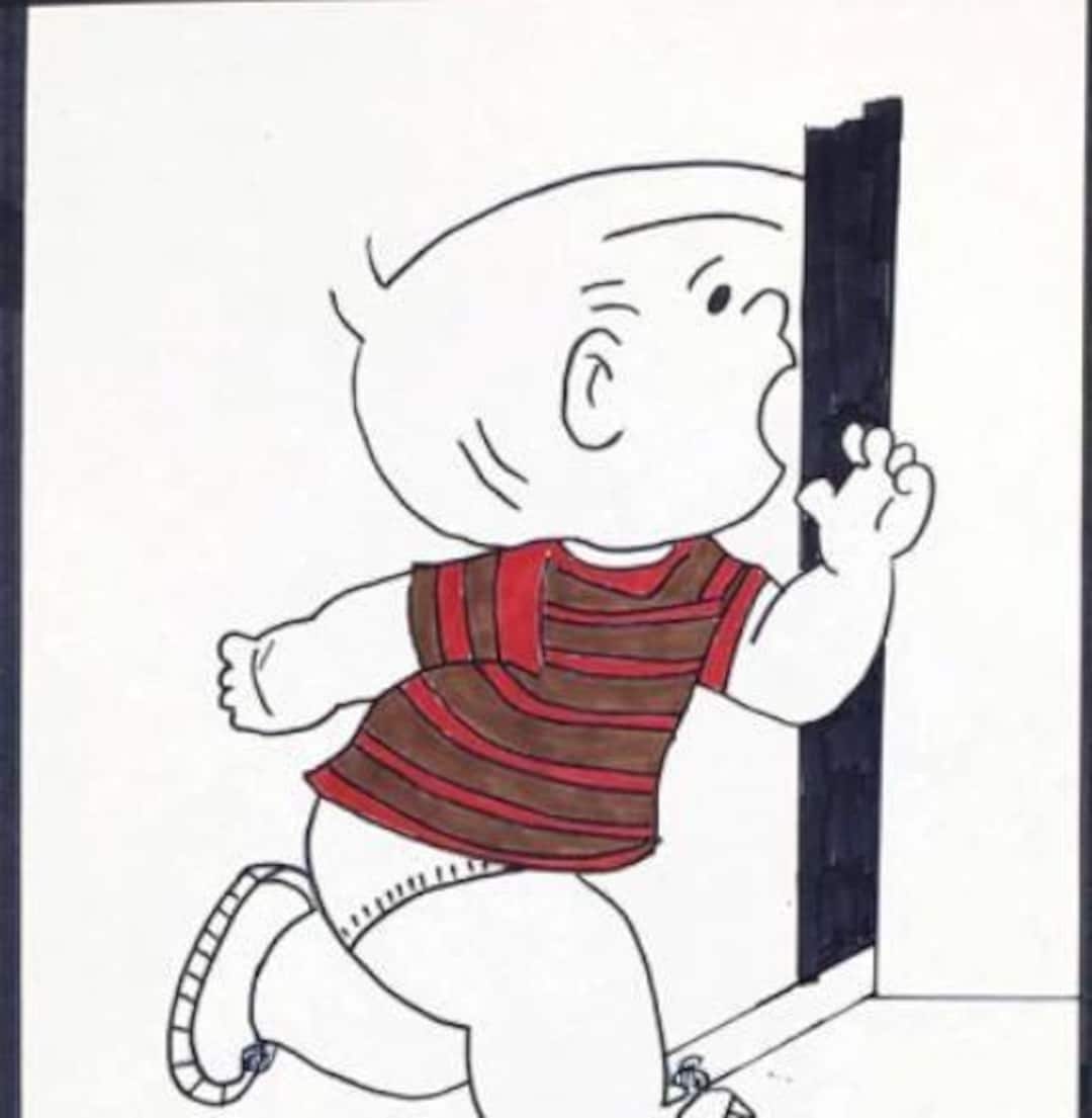 Bil Keane Cartoons Blow-up by Wil Amyot pants Caught in the Bike Chain ...