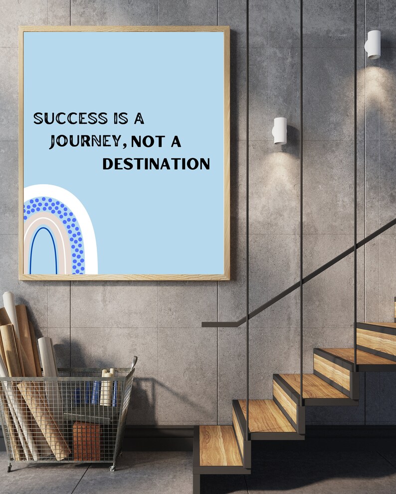 SUCCESS WALL ART Cool Posters Minimalistic Prints Positive - Etsy
