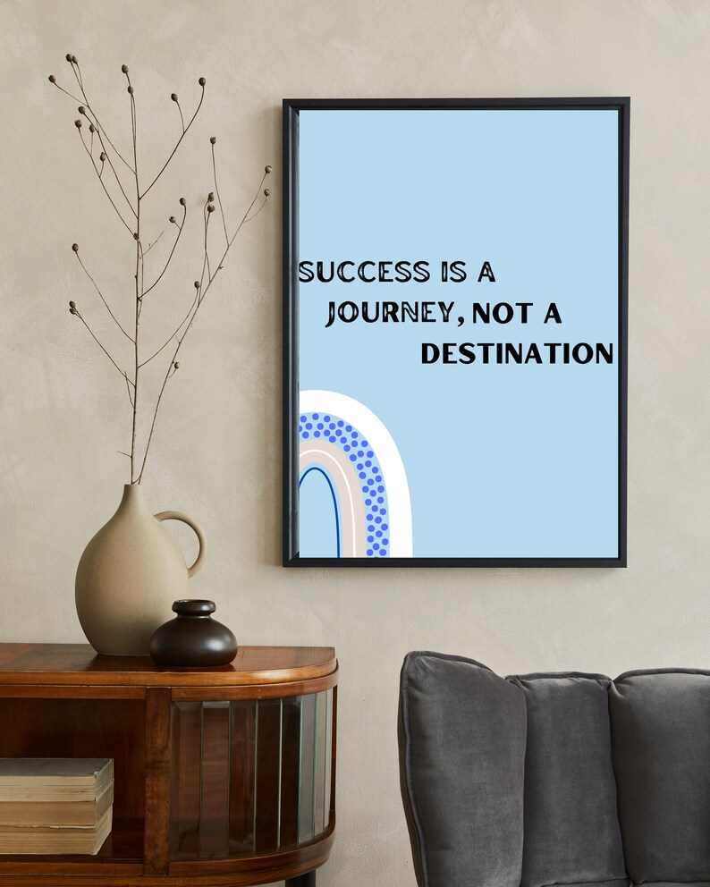 SUCCESS WALL ART, Cool Posters, Minimalistic Prints, Positive Poster ...