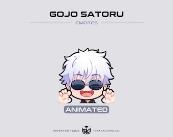 Chibi Anime Sorcerer Curse Emote Pack [twitch/discord/youtube] - Etsy