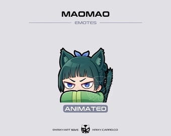 Mao Mao Emotes the Apothecary Diaries Emote Pack Kawaii Twitch Emotes ...