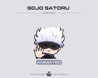 Chibi Anime Sorcerer Curse Emote Pack [twitch/discord/youtube] - Etsy