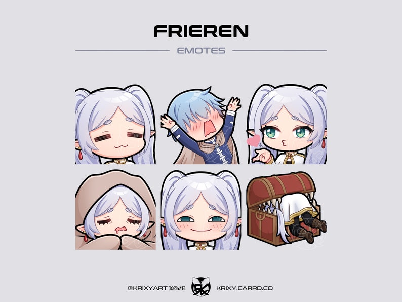 Chibi Anime Mage Emote Pack [twitch/discord/youtube] - Etsy