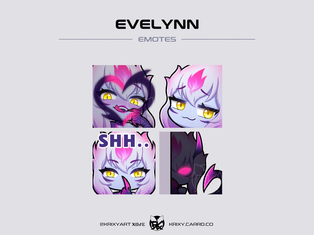 Chibi Lol Eve Emote Pack [twitch/discord/youtube] - Etsy