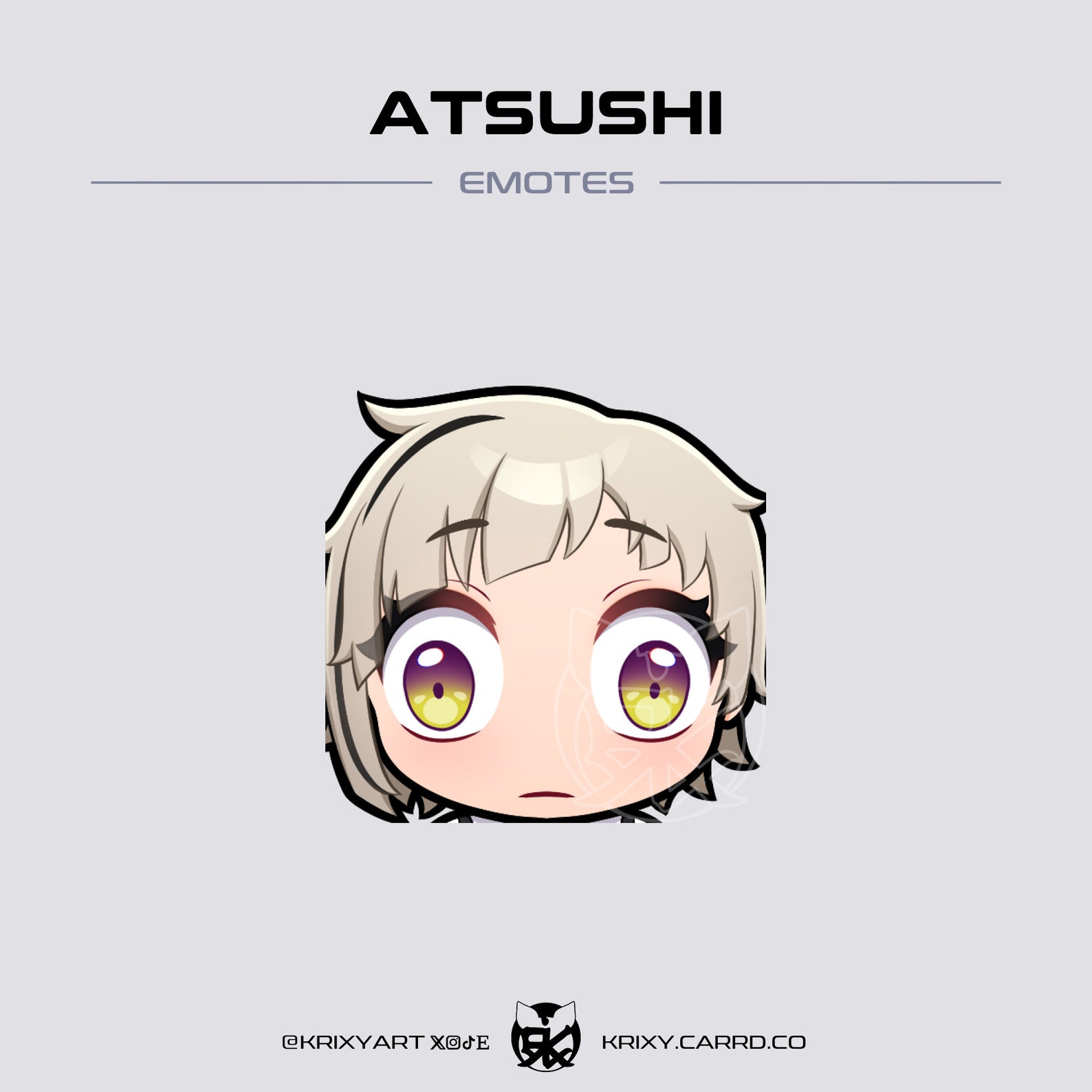 Chibi Anime Detective Tiger Emote [twitch/discord/youtube] - Etsy