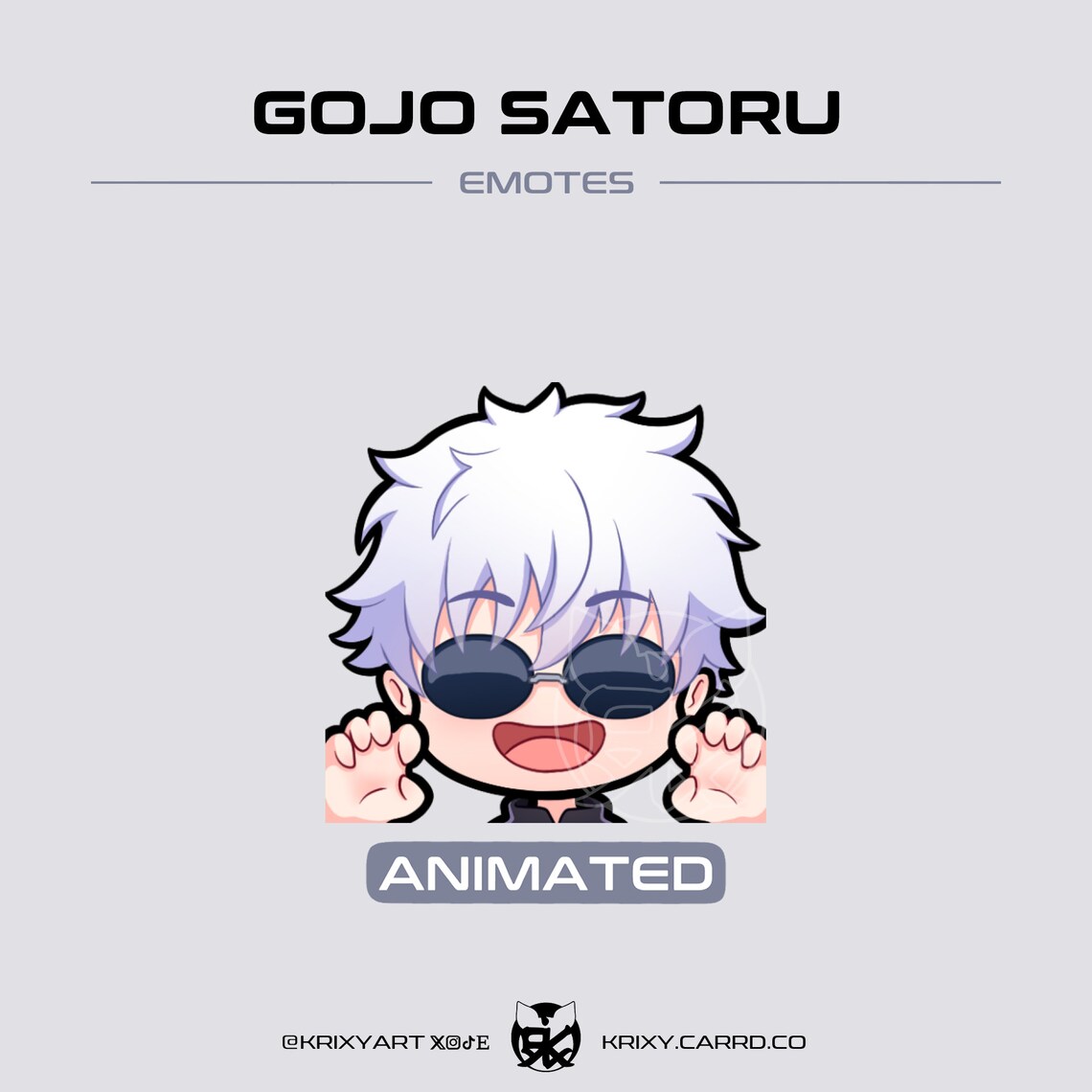 Chibi Anime Sorcerer ANIMATED Emote [twitch/discord/youtube] - Etsy