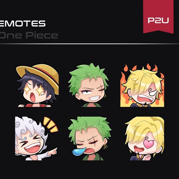 One Piece Emotes for Twitch - Etsy