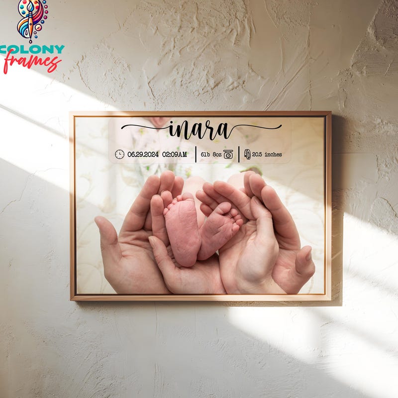 Custom Baby Canvas - Etsy