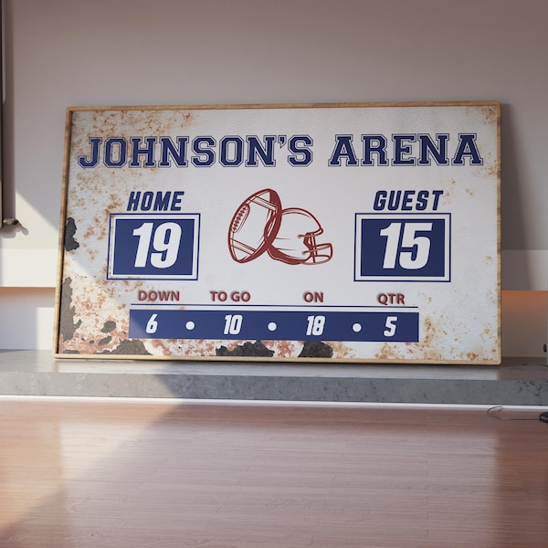 Football Scoreboard - Etsy