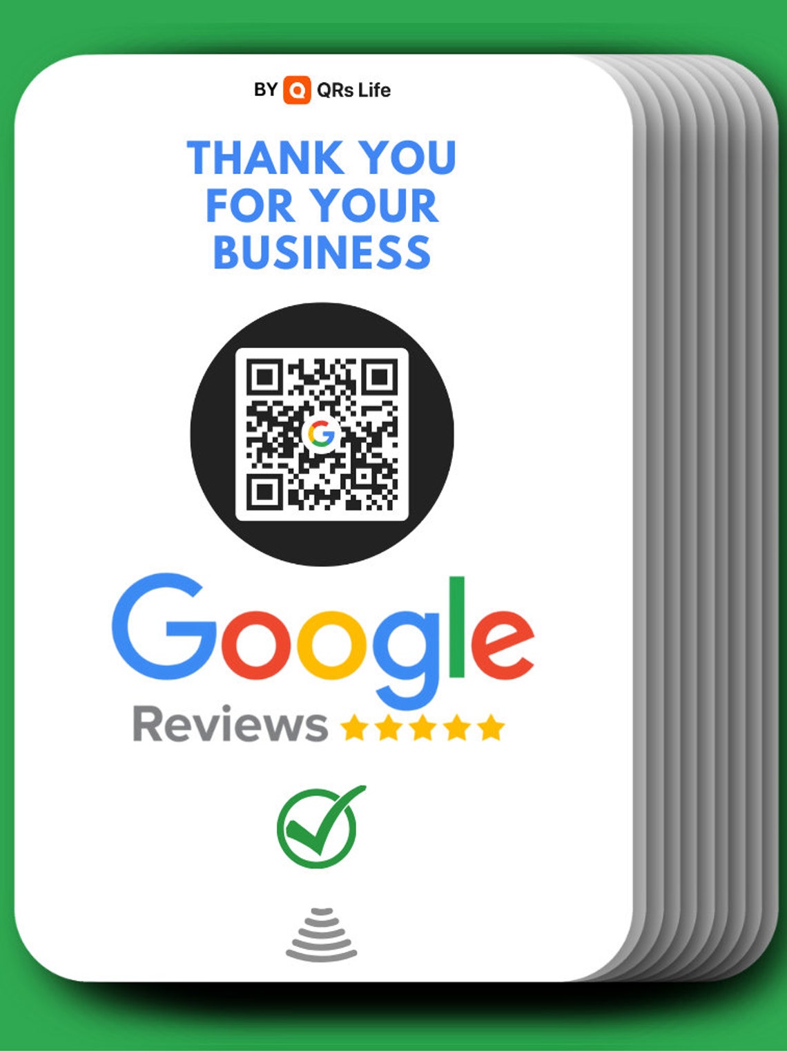 Google Review Card, Business Review Card for Google, Google Tap to ...