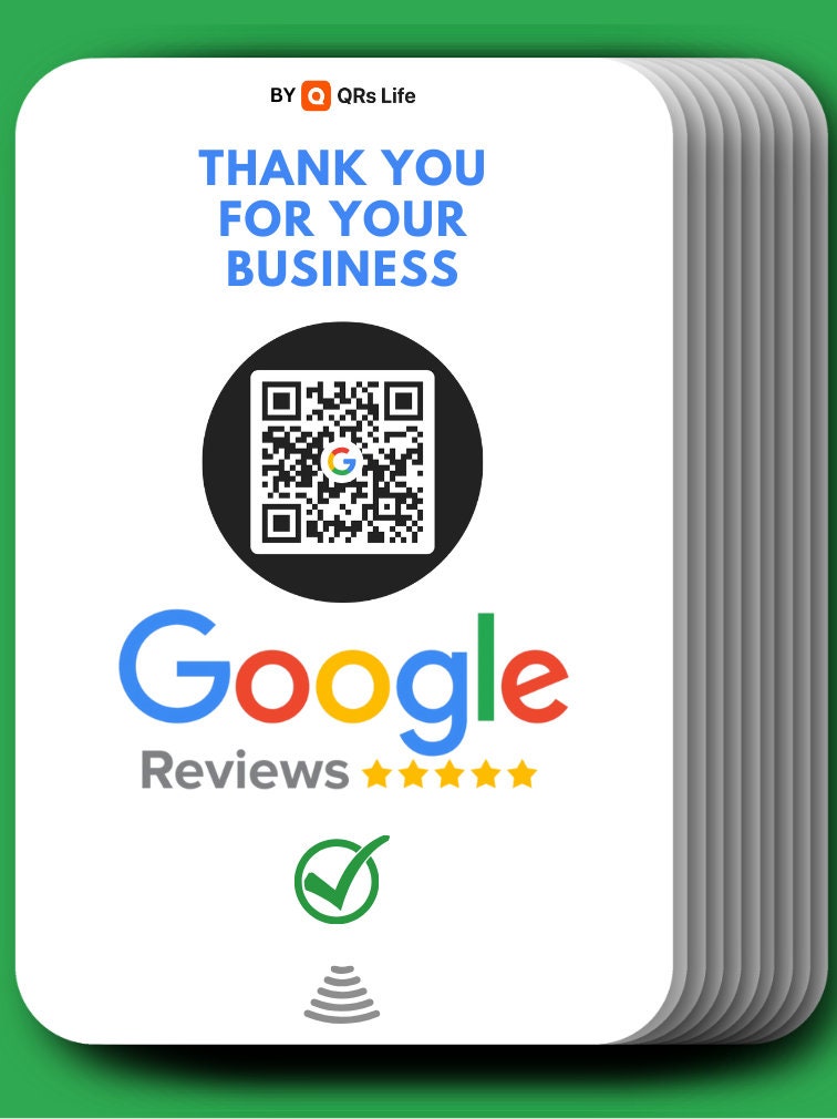 Google Review Card, Business Review Card for Google, Google Tap to ...