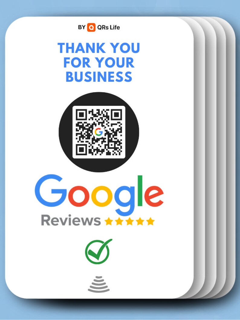 Google Review Card, Business Review Card for Google, Google Tap to ...